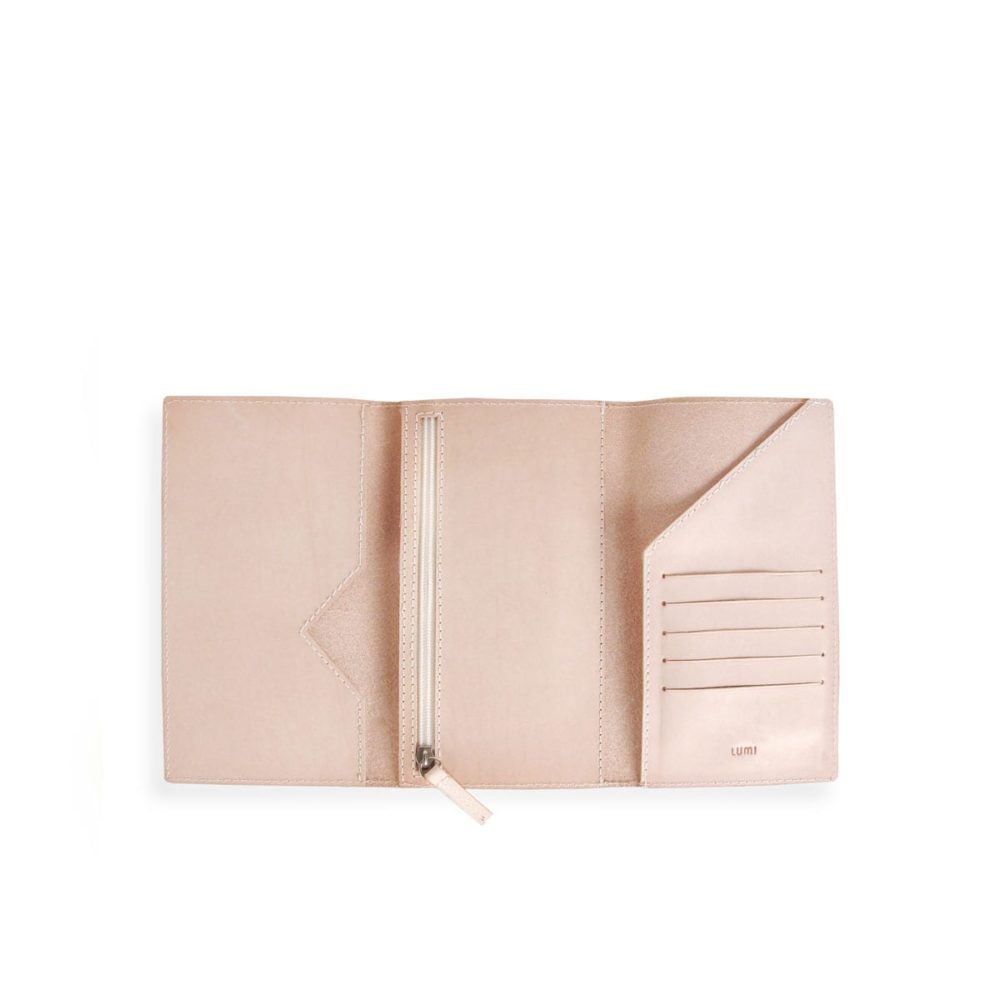Karl Passport Wallet Natural – Lumi Accessories