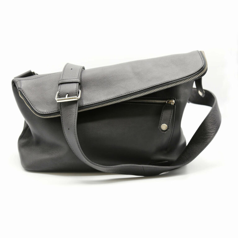 Tomi Small Messenger Bag Black – Lumi Accessories