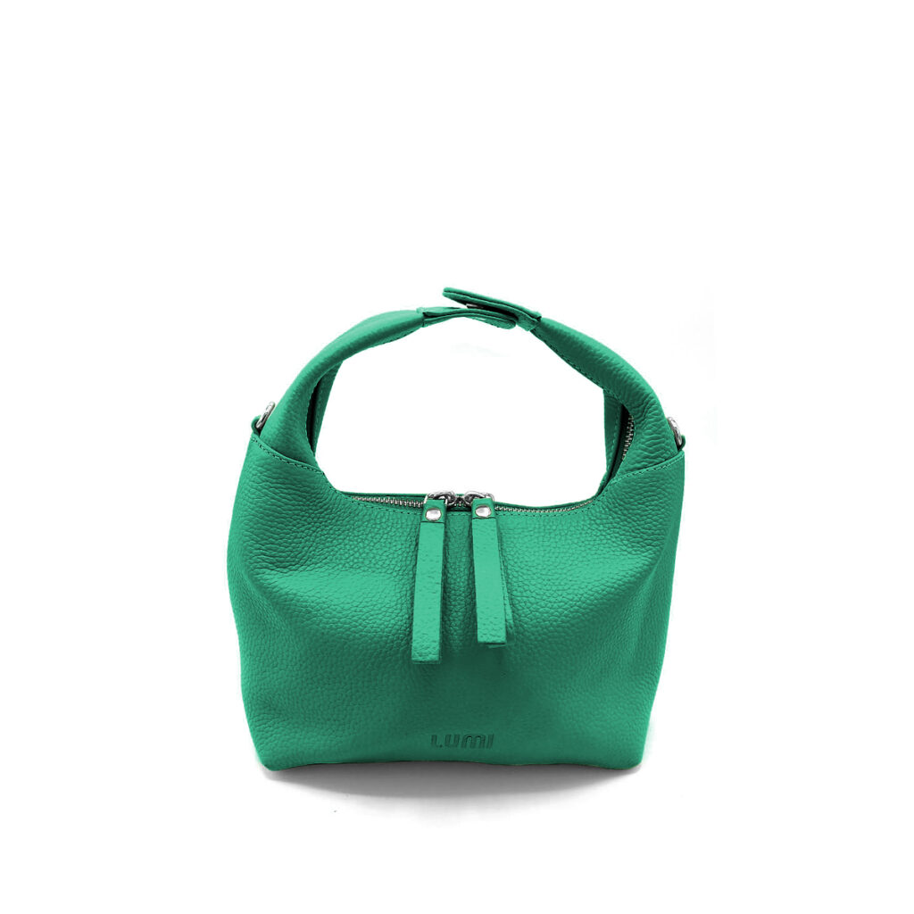 Kiara Mini Hobo Emerald Green – Lumi Accessories